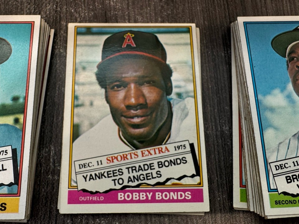 1976 Topps Baseball Near Complete Set 600+ Cards No Duplicates | eBay