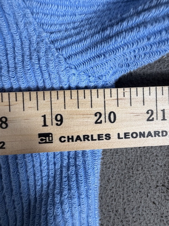 Moore Lions Long Sleeve Shirt Men’s M Blue Pennant Sportswear Ribbed | eBay