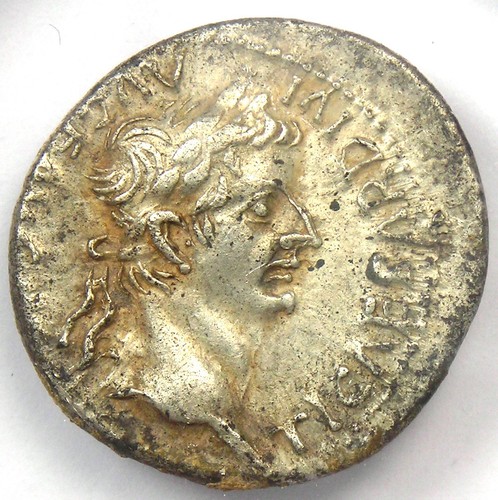 Tiberius AR Denarius Silver Tribute Penny Roman Coin 14-37 AD - NGC Ch ...