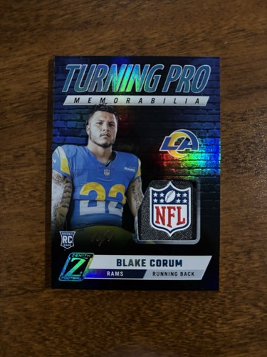 2024 Panini Zenith Blake Corum ONE OF ONE 1 Of 1 Turning Pro NFL SHIELD ...