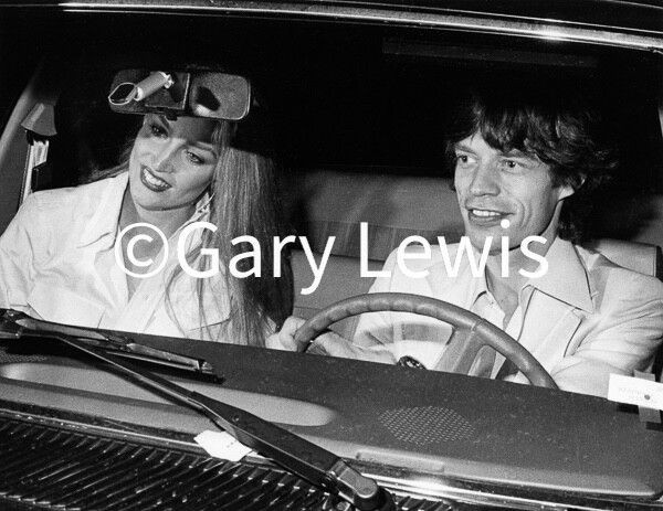 Mick Jagger & Jeri Hall 8x10 glossy photo printed from original ...