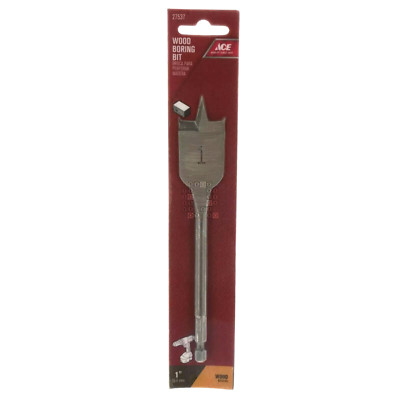 ACE Hardware 27537 HSS Wood Boring Spade Bit, 1" Diameter x 6" Length ...