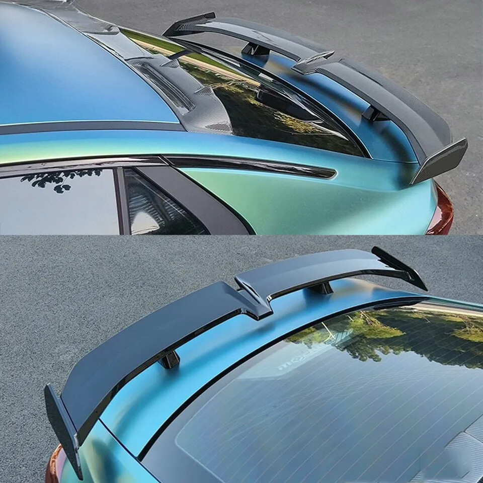 For 2018-2024 KIA Stinger ABS Carbon Fiber Pattern Rear Duckbill Trunk ...