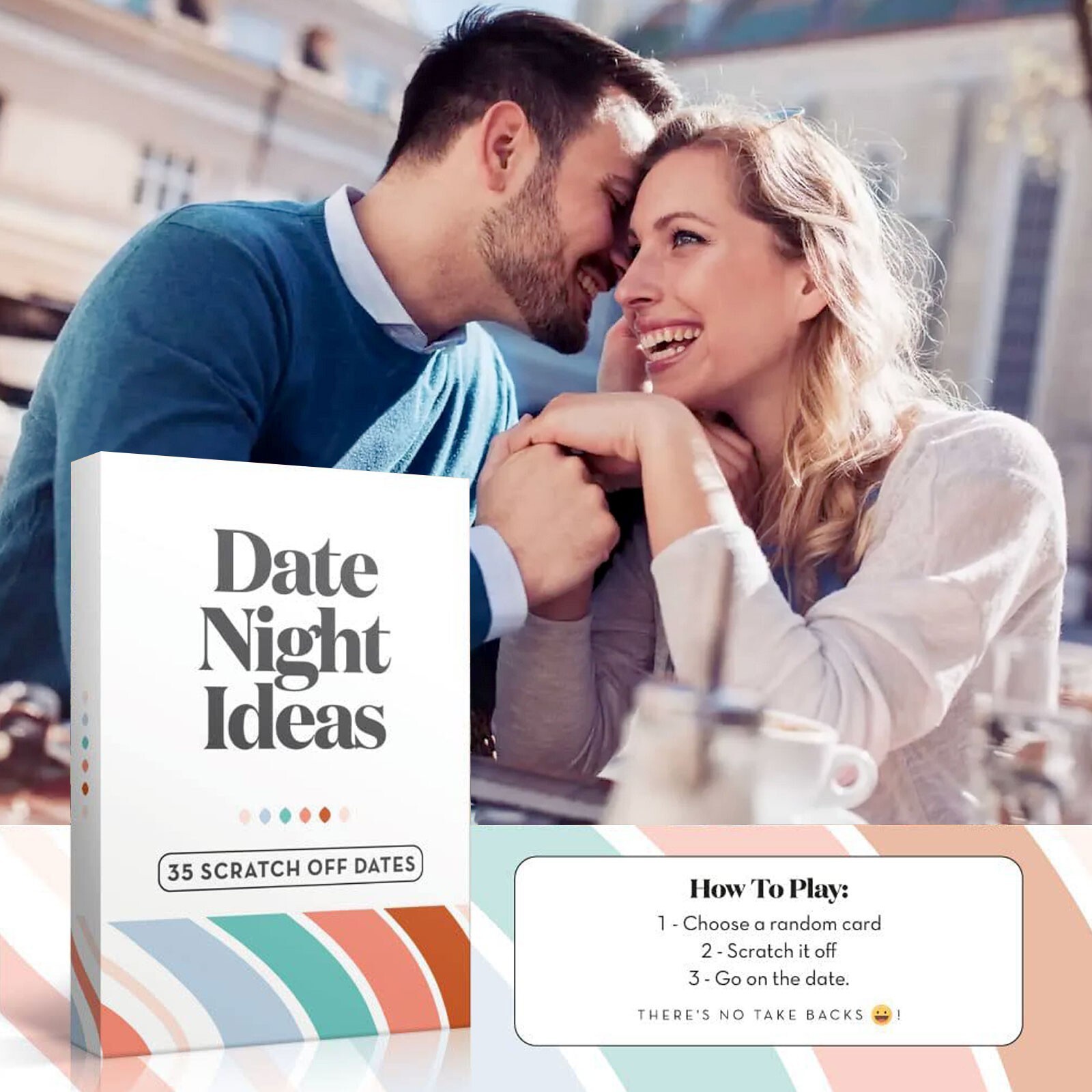 Date Night Ideas - Adventure Challenges Scratch Off Cards Game Couples ...