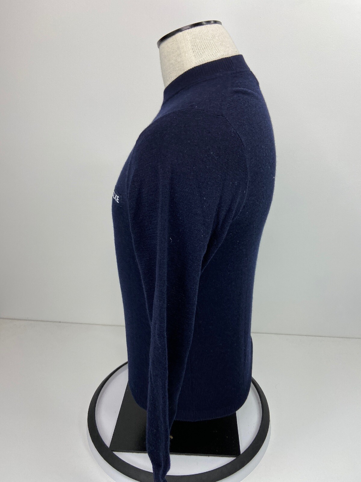 Police Uniform Men’s Crew Neck Navy Blue Sweater Size… - Gem
