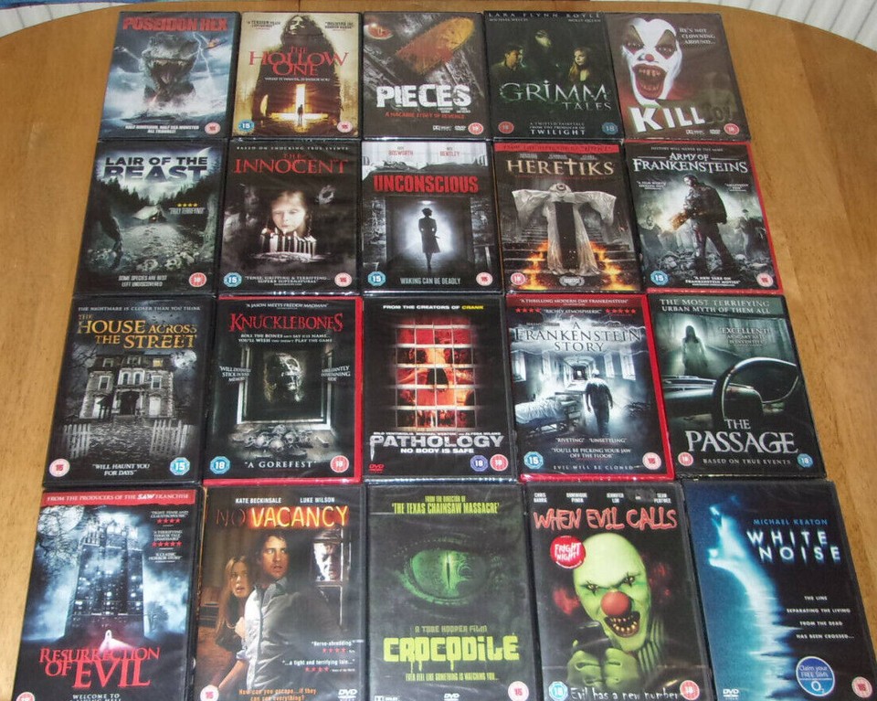 DVD Horror Movie Selection (DVD) pick your own bundle *Save on P&P ...