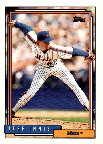 1992 Topps #139 Jeff Innis - New York Mets | eBay
