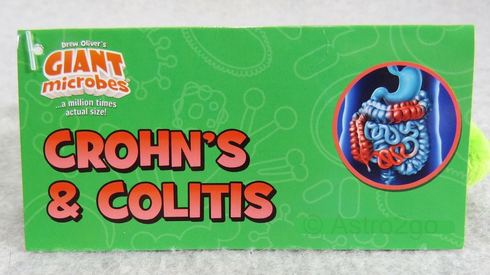 GIANT MICROBES-CROHN'S & COLITIS-Stuffed Plush Colon IBD Chronic Bowel ...