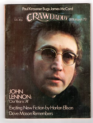 Beatles (John) "Crawdaddy" 1974 US Magazine w/ Lennon Cover Story | eBay
