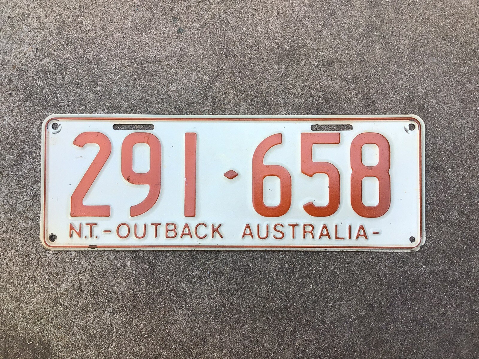 1980’s - AUSTRALIA - NORTHERN TERRITORY - LICENSE PLATE - OUTBACK | eBay