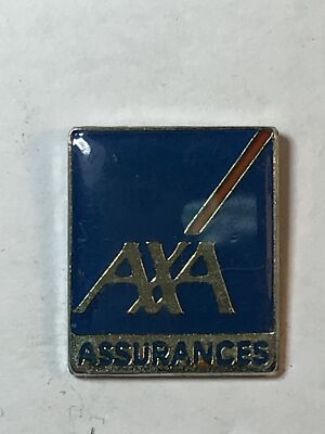 PIN BLUE AXA ASSURANCES | eBay