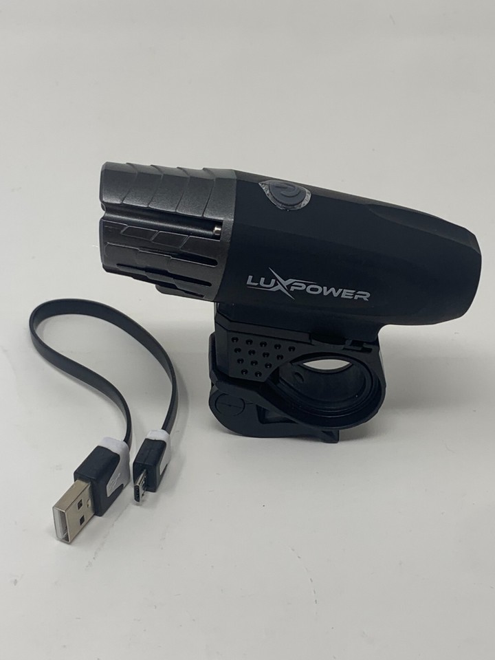 LuxPower Rechargeable Bicycle Head Vision 300 Lumens LED - Bike Light ...