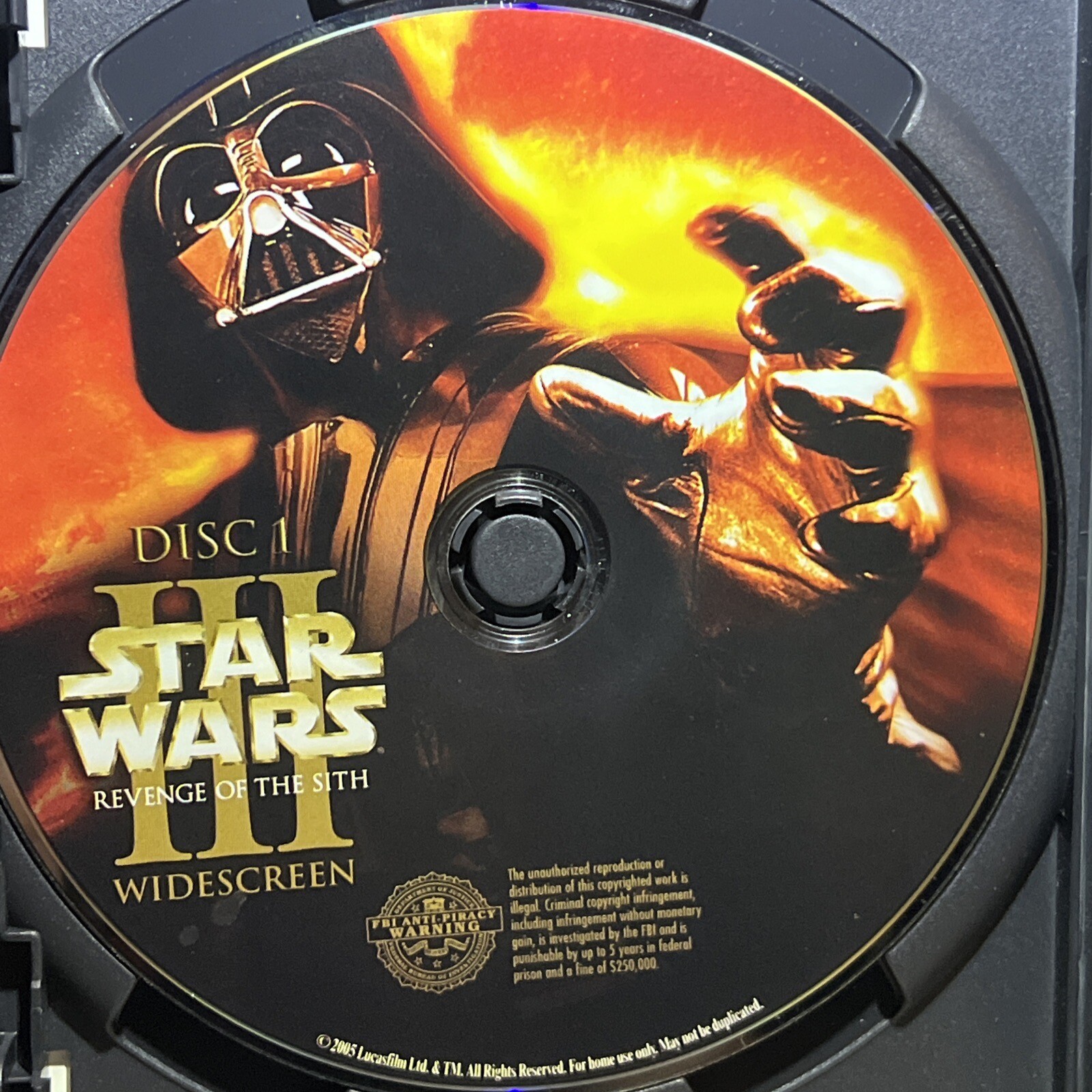 Star Wars III Revenge Of The Sith DVD 2005 Widescreen 2-discs Ewan ...