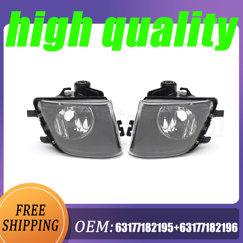 1Pair Fog Light Lamp 63177182195 For BMW F01 F02 740i 740Li 750i 750Li ...