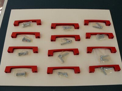 Drawer Pulls - Vintage Red Drawer Pulls