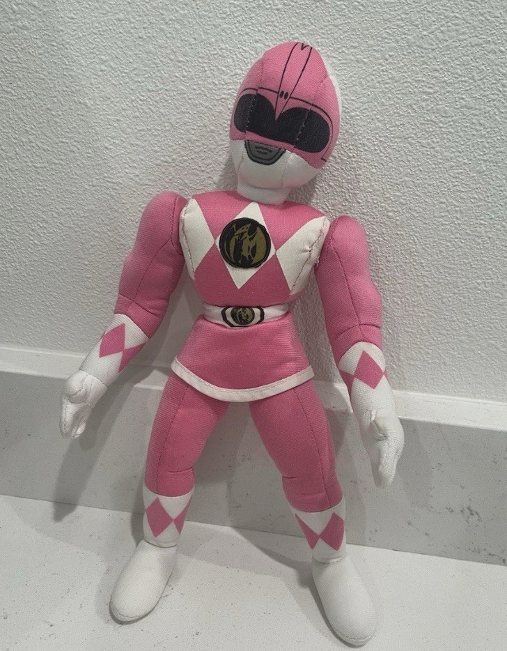 Vintage 1994 Pink Power Ranger Mighty Morphin Stuffed Plush 12” | eBay