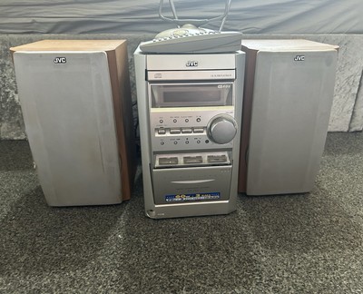 JVC Micro Hi-Fi System with Speakers (CD/Radio/Cassette) | eBay UK