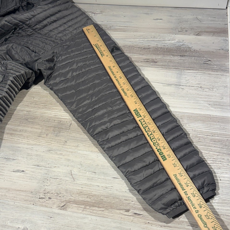 Eddie Bauer First Ascent Jacket Men Sz XXL Gray Grey Down Quilted Puffer STAIN | eBay