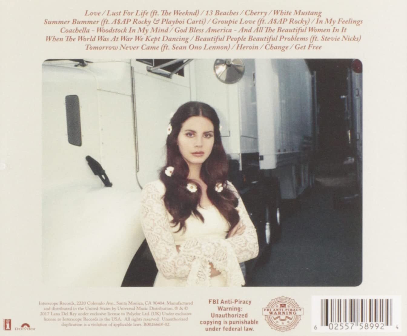 Lana Del Rey Lust For Life (CD) Album | eBay