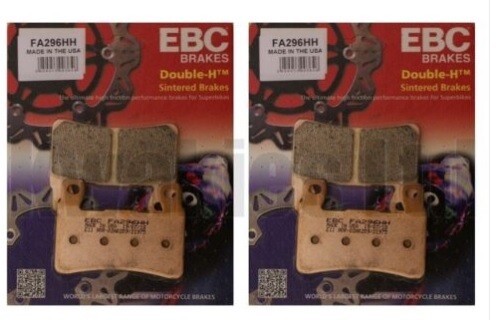 FITS HONDA CB 1300 A5-A9 EBC FRONT BRAKE PAD PADS 2005-2009 FA296HH x2 ...