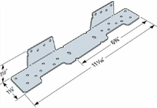 Simpson Strong-Tie LSCSS Adj Stair-Stringer Connector Stainless Steel ...