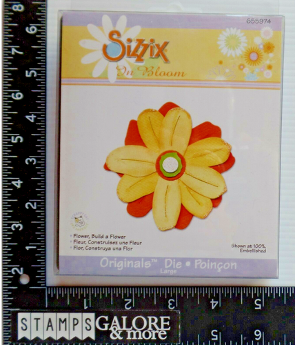 SIZZIX ELLISON PROVO DIE CUTS 655974 BUILD A FLOWER IN BLOOM #902 | eBay