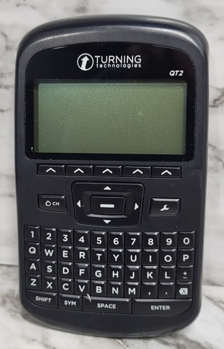 Turning Technologies QT2 Response Device Clicker. P/N RCQR-02. Works ...