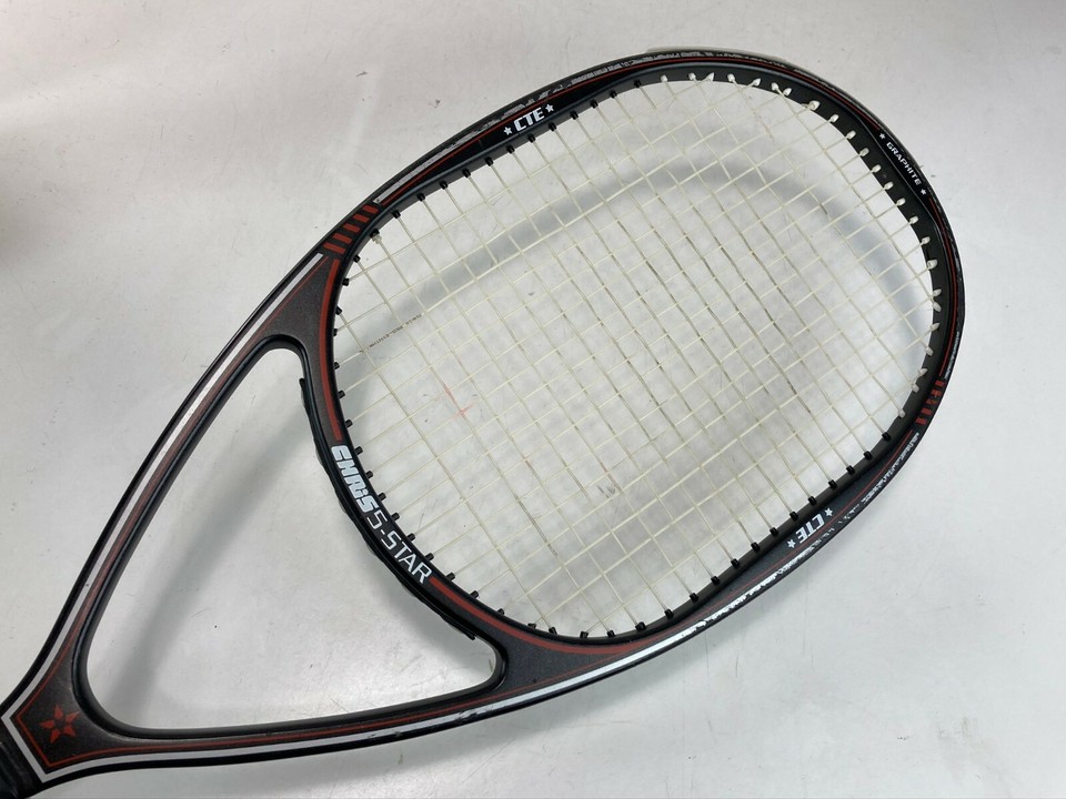 Vintage Chris 5-Star Power G Graphite Tennis Racquet Racket (CRACK IN ...