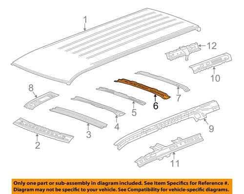 GM OEM-Roof Bow 23227341 | eBay