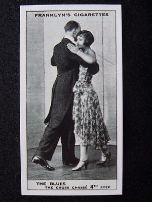 No.33 THE BLUES - THE CROSS CHASSE Modern Dance Steps REPRO by F. Davey ...