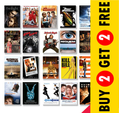 Classic 2000s Noughties Popular Film Posters Movie Prints Film Poster ...