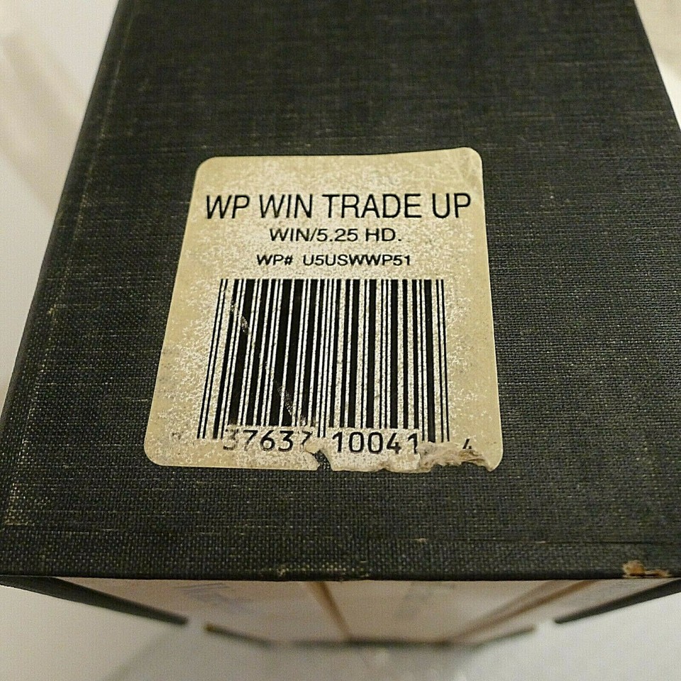Wordperfect for DOS 5.1 Original Box +Books & 5.25" Floppy Disks 1991 ...