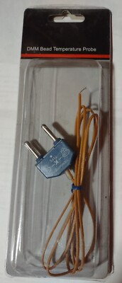 Banana Plug K Thermocouple Bead Wire Temperature Probe, -40 TO 500 (F ...