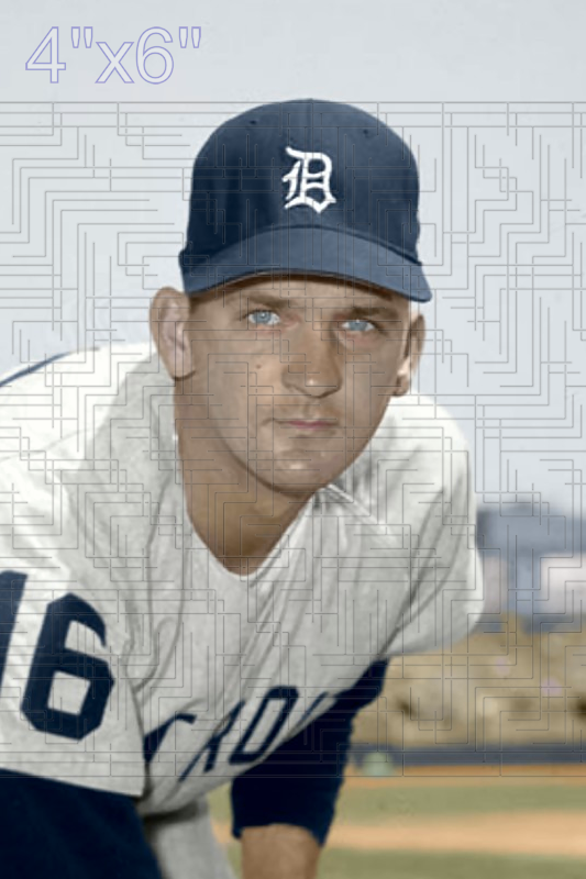 Ray Semproch - 1960 Detroit Tigers - choose a style - colorized print ...