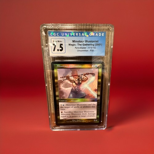 Magic The Gathering Apocalypse Minotaur Illusionist Foil CGC 7.5 | eBay