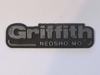 Vintage Griffith Chevrolet Neosho Missouri Plastic Dealer Badge Emblem ...