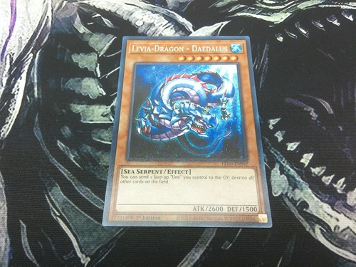 Yugioh x1 Levia-Dragon - Daedalus LED9-EN047 Rare 1st Edition MINT ...