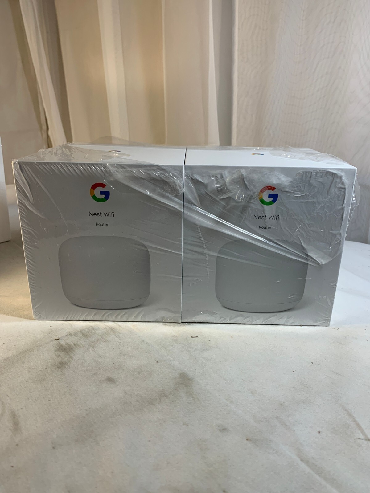 Google+Nest+Wi-Fi+2200Mbps+Dual-Band+Wi-Fi+Router+-+White+-+2+Pack+ ...