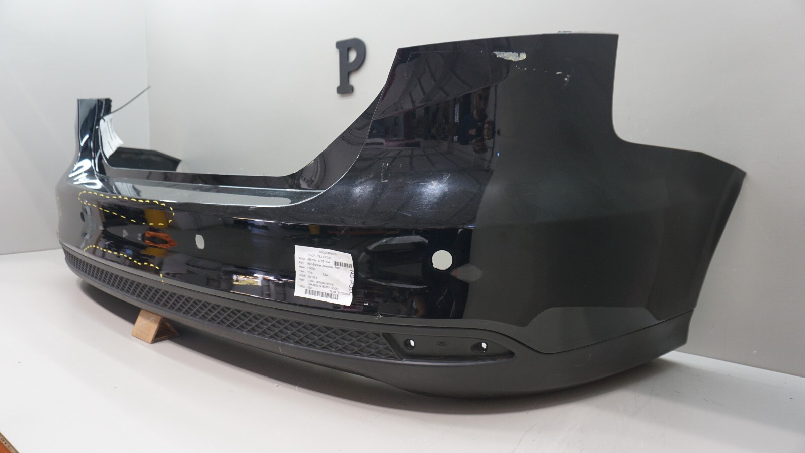 2015-2018 FORD FOCUS REAR BUMPER COVER W/ LOWER F1EB-17906-DB OEM 15 16 ...