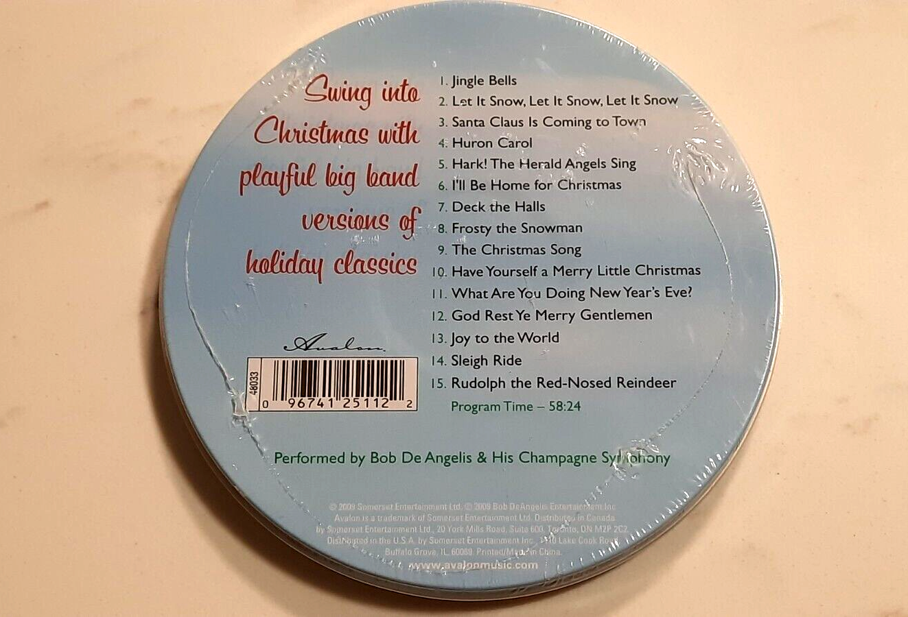 Christmas Swing / Bob De Angelis & His Champagne Symphony (CD, 2009 ...