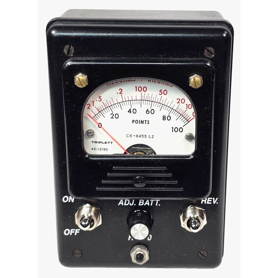 Triplett Line Loop Tester Leather Case Leads Bell Systems Meter, Case ...