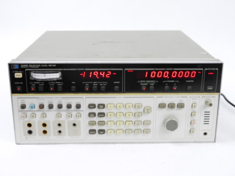 HP 3586B Selective Level Meter w/ Opt 001 004 (powers up, has audio) | eBay
