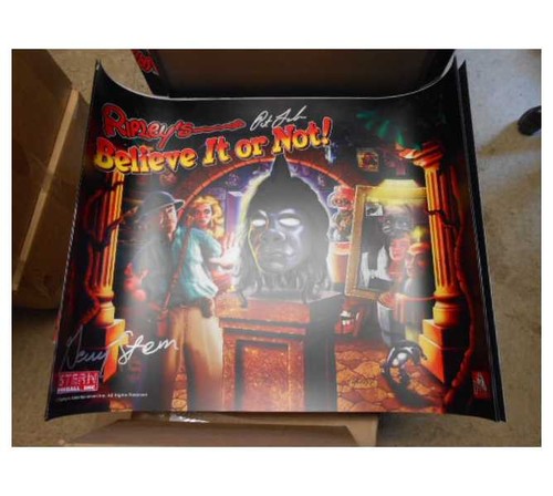 STERN RIPLEYS BELIEVE IT OR NOT Pinball Machine Translite Backbox ...