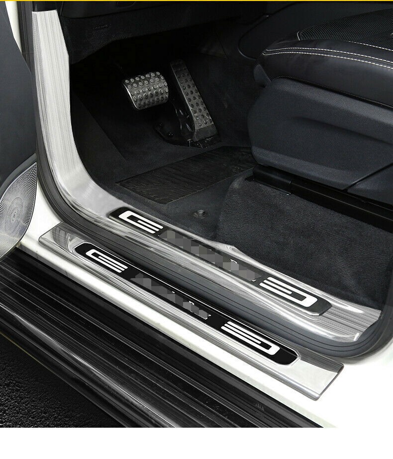 Outside Door Side Sill Scuff Plate Trims Fits for Mercedes Benz G500 ...