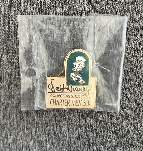DISNEY RARE VINTAGE WDCS CHARTER MEMBER JIMINY CRICKET PIN ~ FREE ...