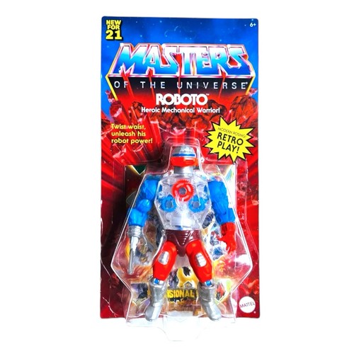 Mattel Masters of The Universe Origins Roboto 5.5” Figure Retro Vintage ...