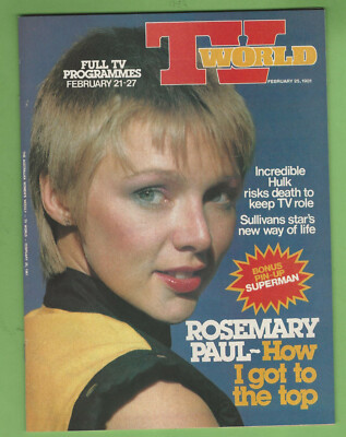 #WW. TV WORLD MAGAZINE - 25 FEBRUARY 1981, SUPERMAN PINUP | eBay Australia