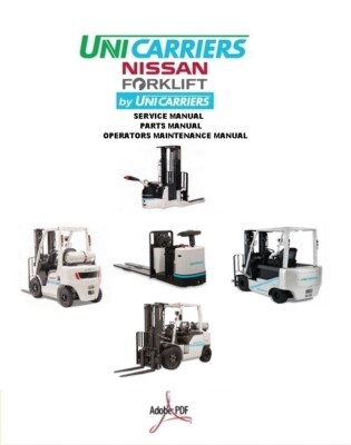 UNICARRIERS-NISSAN-Forklift-Service Manual-Parts Manual-Operation ...