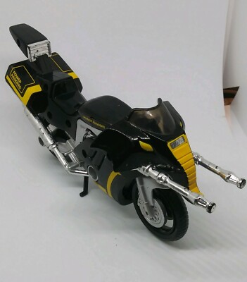 Bandai POWER RANGERS 1993 Black Ranger Mammoth Battle Bike Motorcycle ...