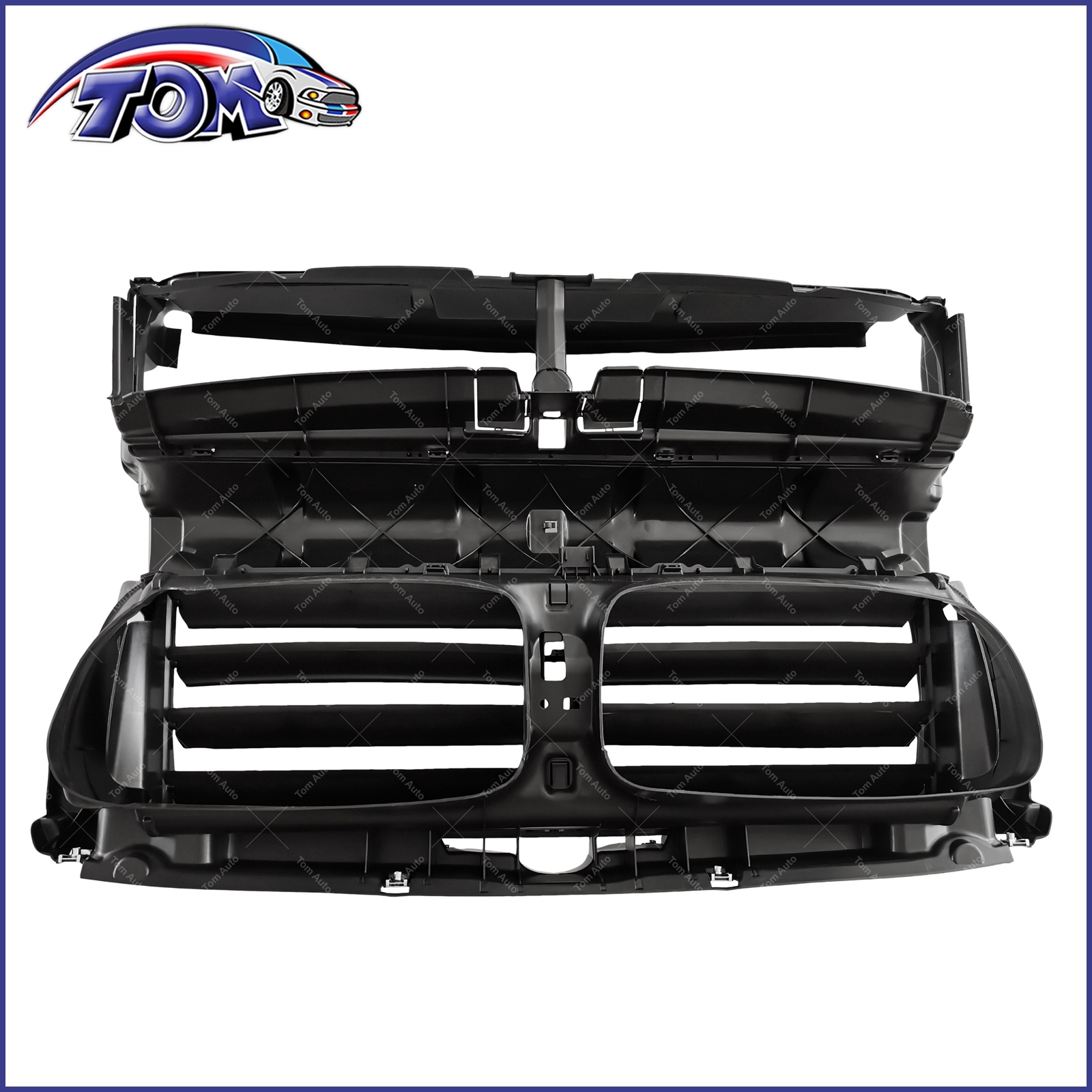 Grille Shutter Radiator Support Air Duct For BMW 528i 535i 535d ...